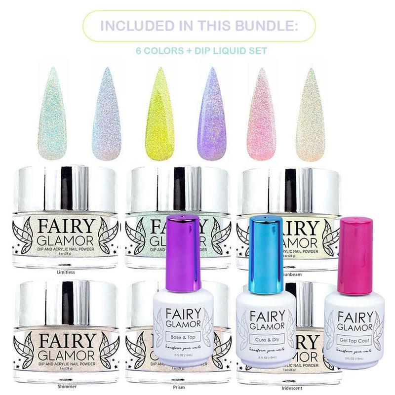 Iridescent Dip Starter Kit Bundle - Fairy Glamor