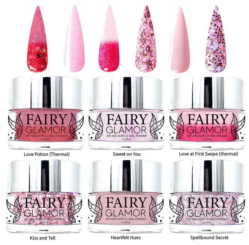 Love Potion Valentines Dip Nail Powder Collection | Fairy Glamor
