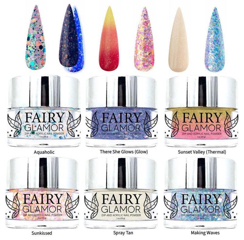Sunkissed Summer Dip Nail Powder Collection - Fairy Glamor