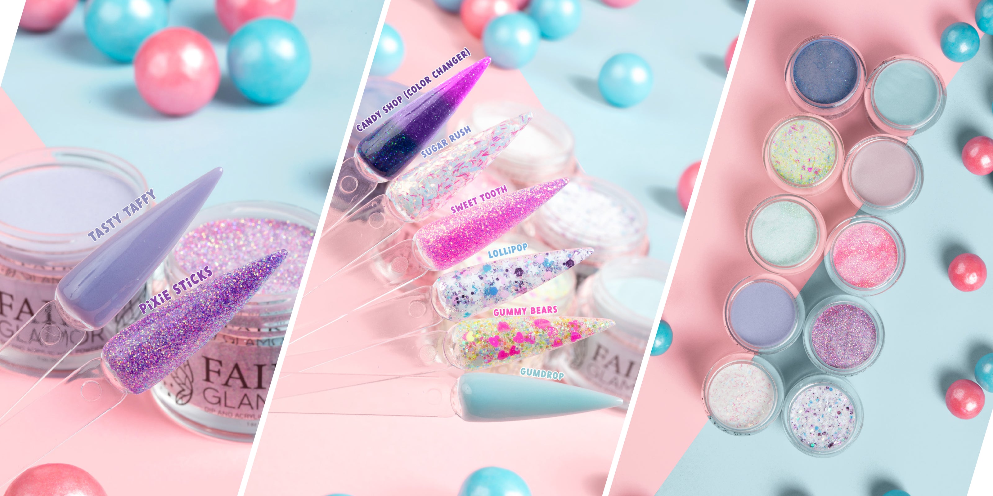 Fairy Glamor - Dip and Acrylic Nail Powder Colors